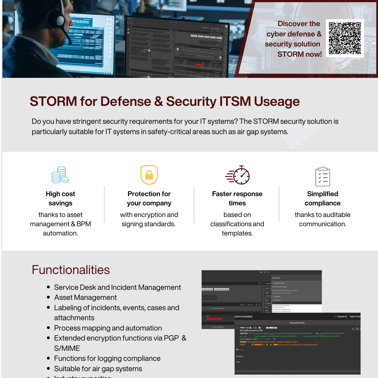 STORM Cyber Defense & Security Incident Solution