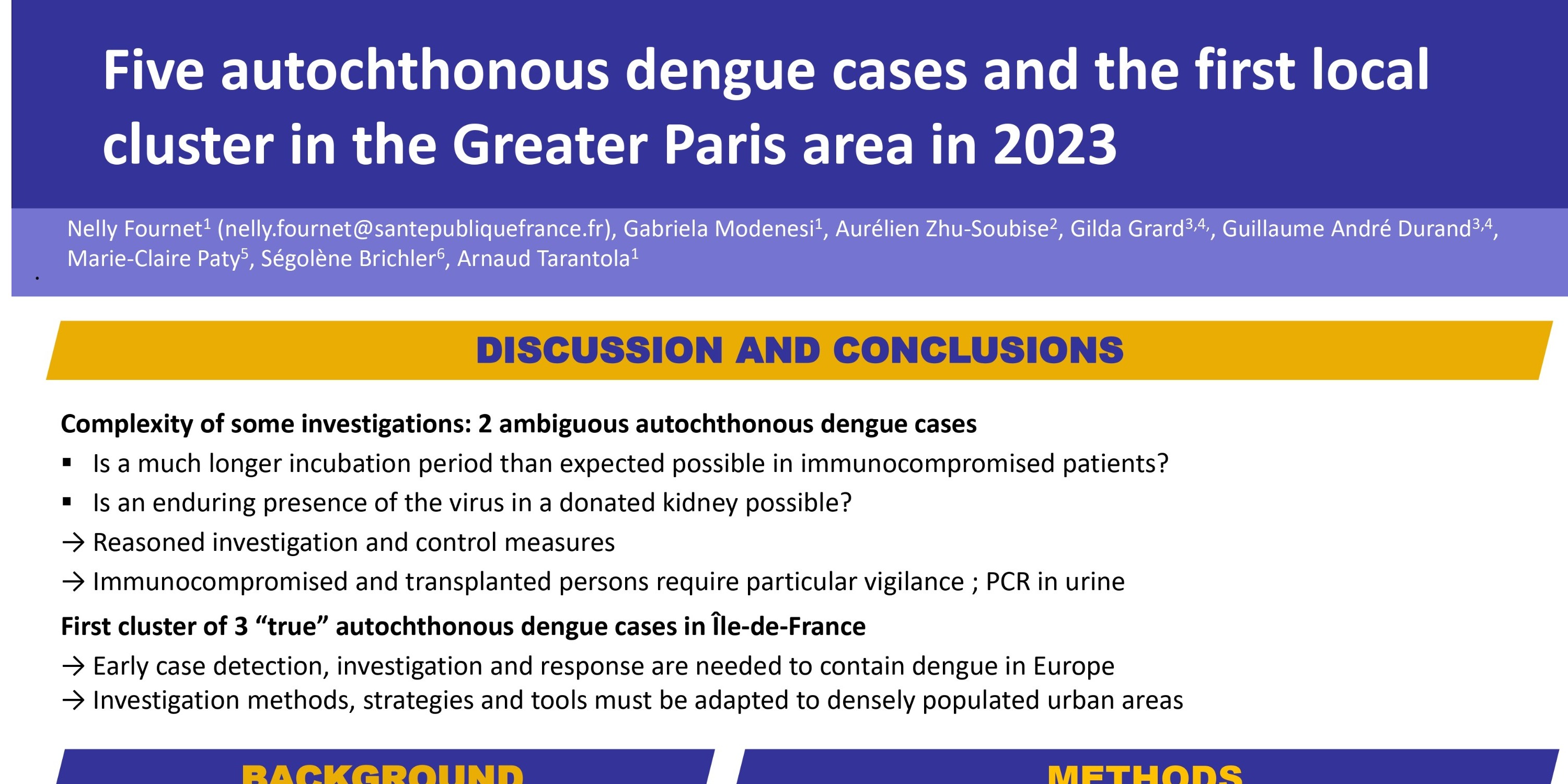 3c - Five autochthonous dengue cases and the first local transmission ...