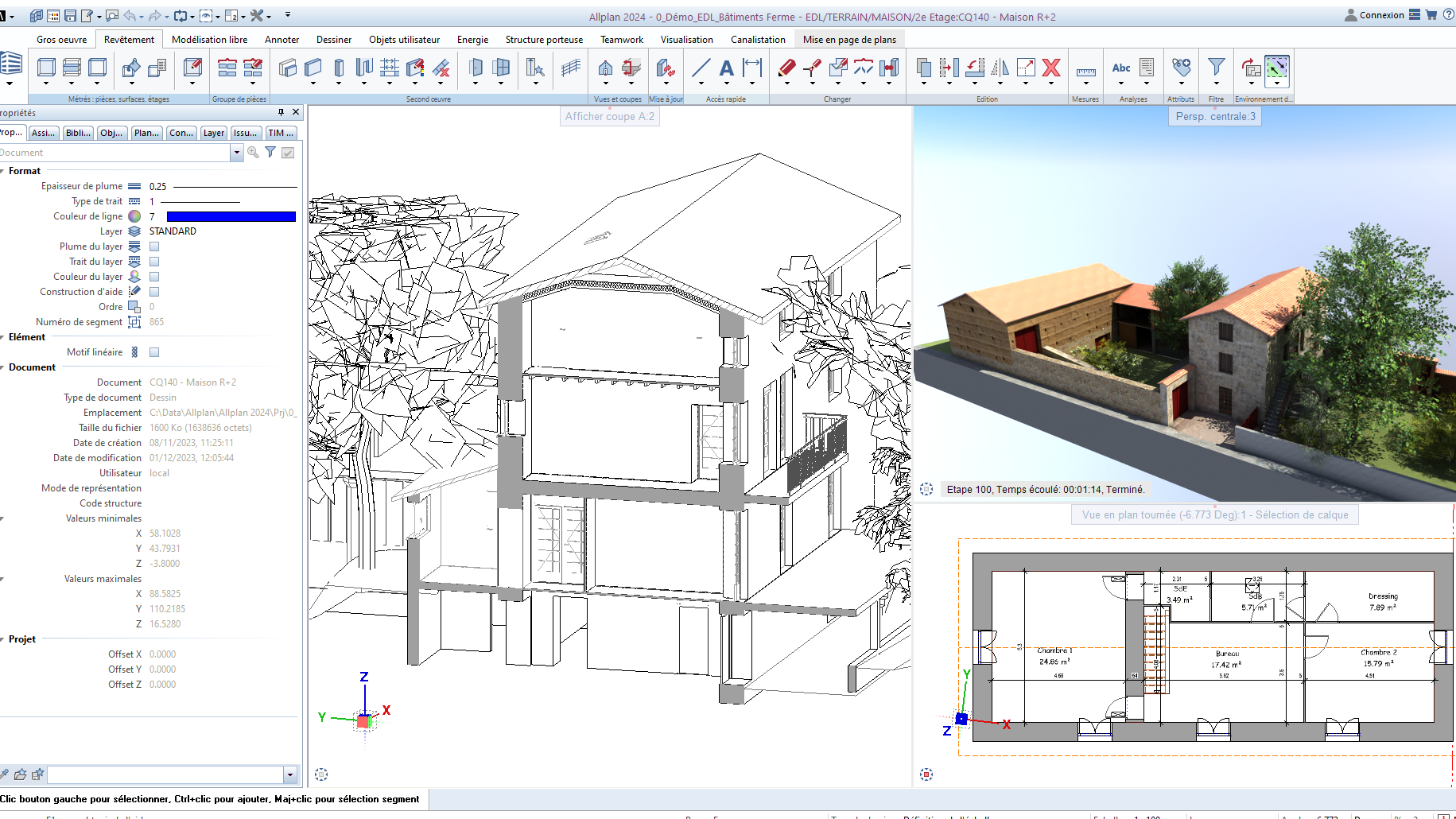 Practical exploration of architectural renovation with Allplan 2024