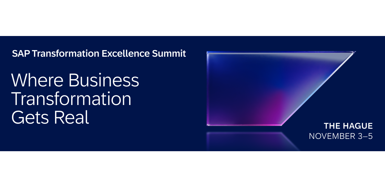 SAP Transformation Excellence Summit in The Hague | SAP Transformation ...