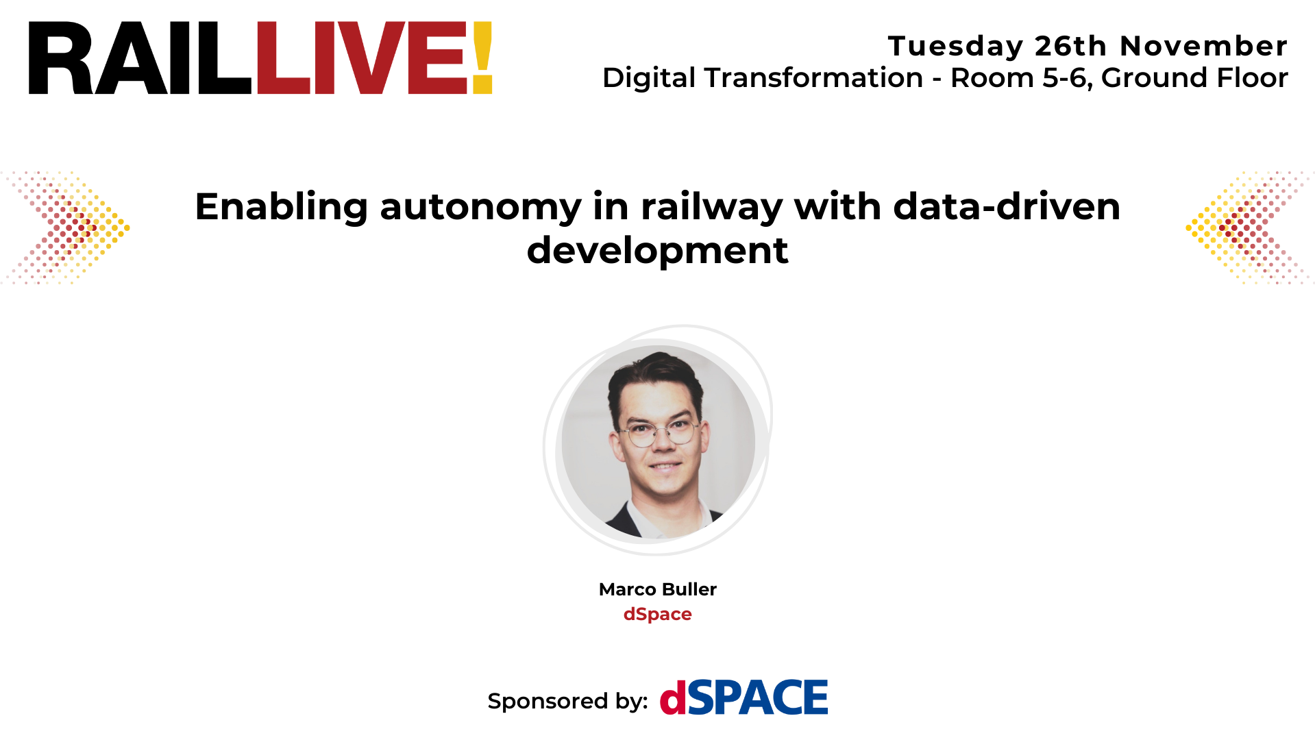Enabling autonomy in railway with data-driven development