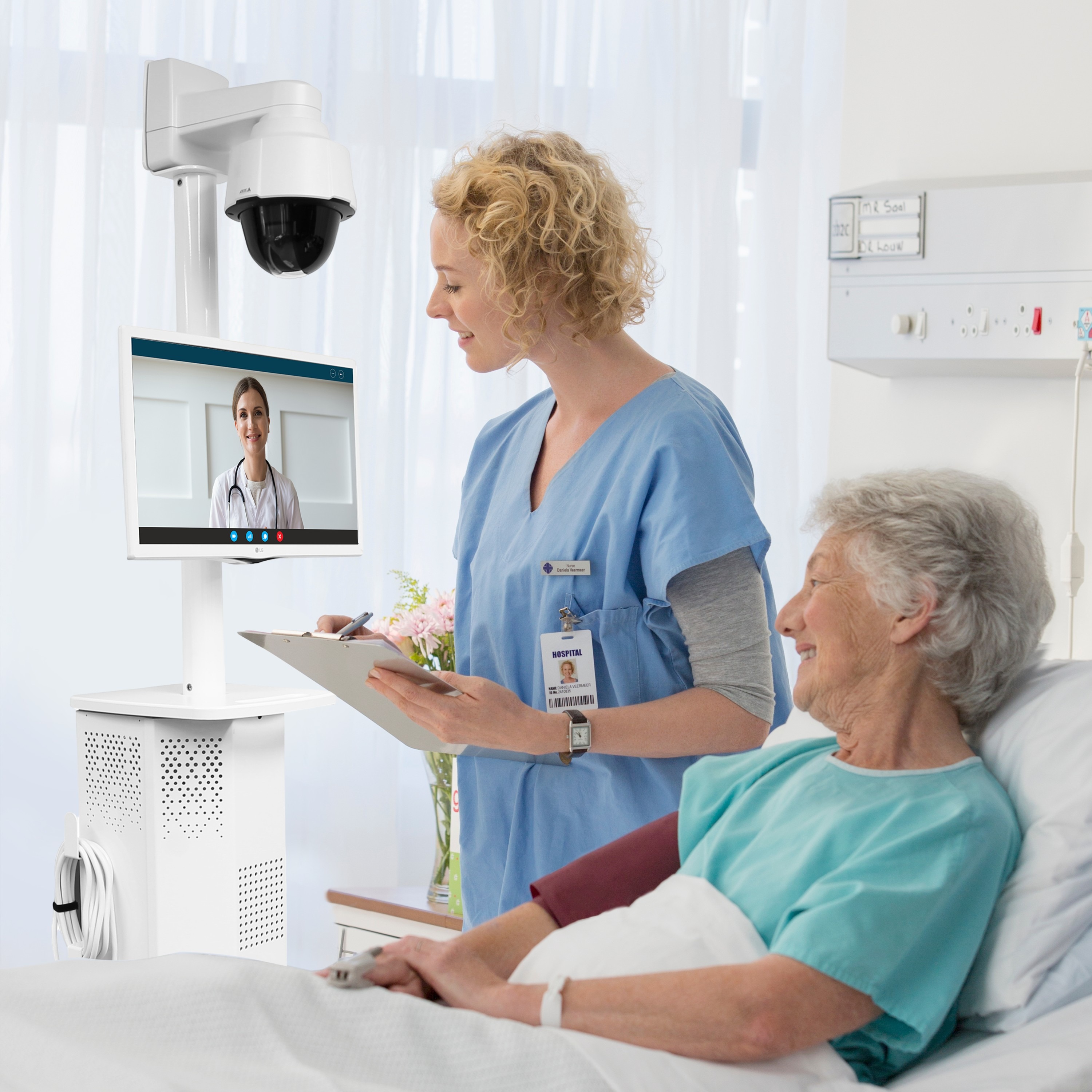 FIRST TeleView® Cart and FIRST TeleView® Wall Mount