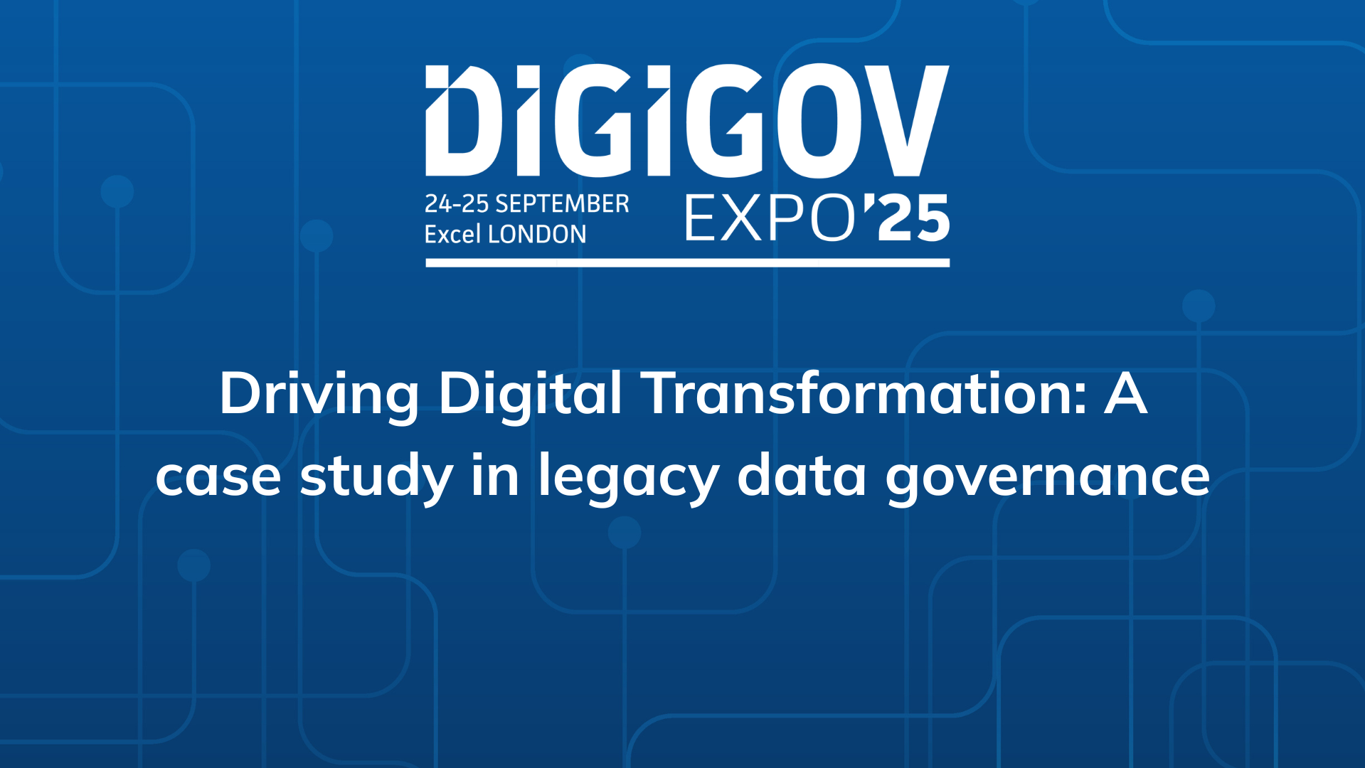 Driving Digital Transformation: A case study in legacy data governance