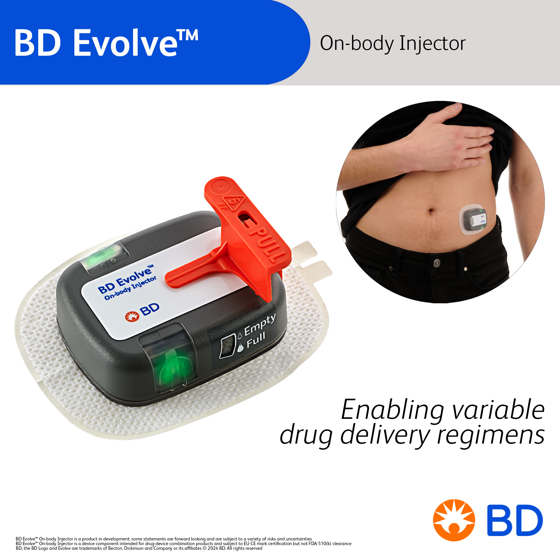 BD Evolve(TM) On-body Injector