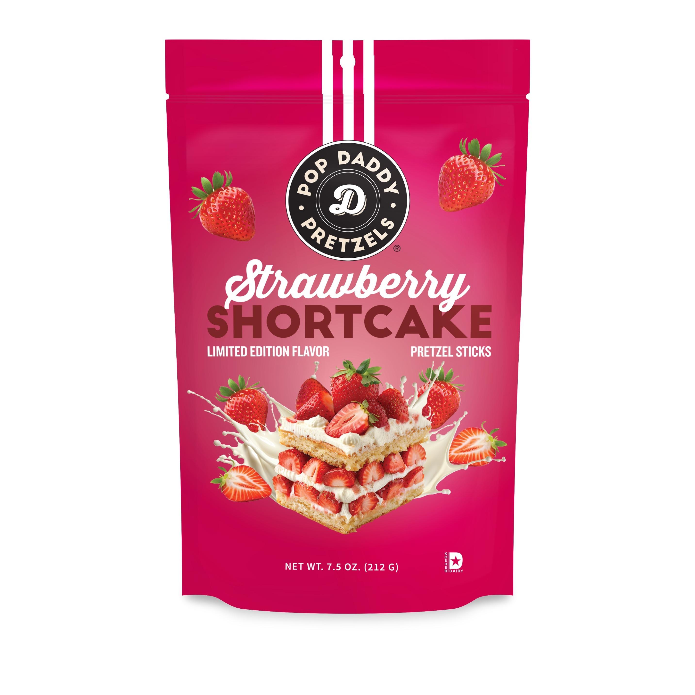 Pop Daddy Seasoned Pretzels Strawberry Shortcake