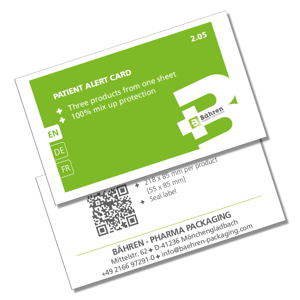 Patient Alert Card (PAC)