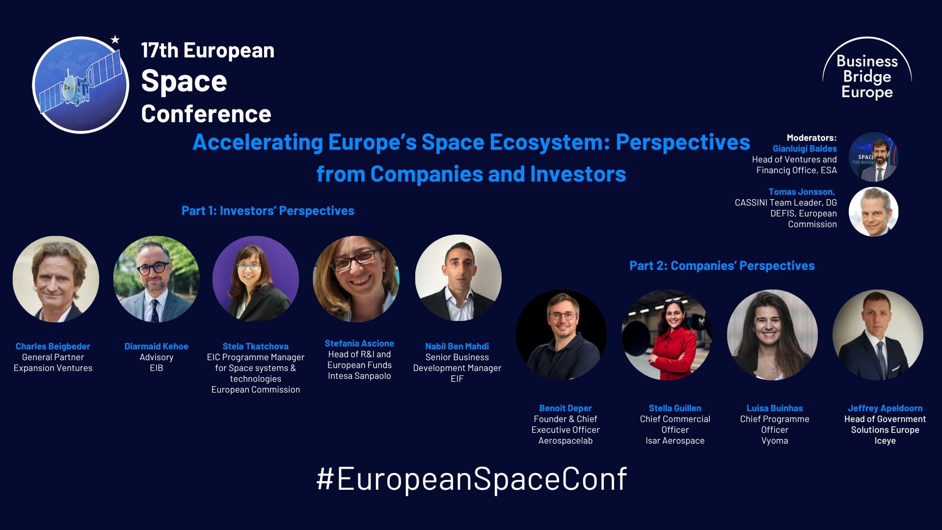 Accelerating Europe’s Space Ecosystem: Perspectives from Companies and ...