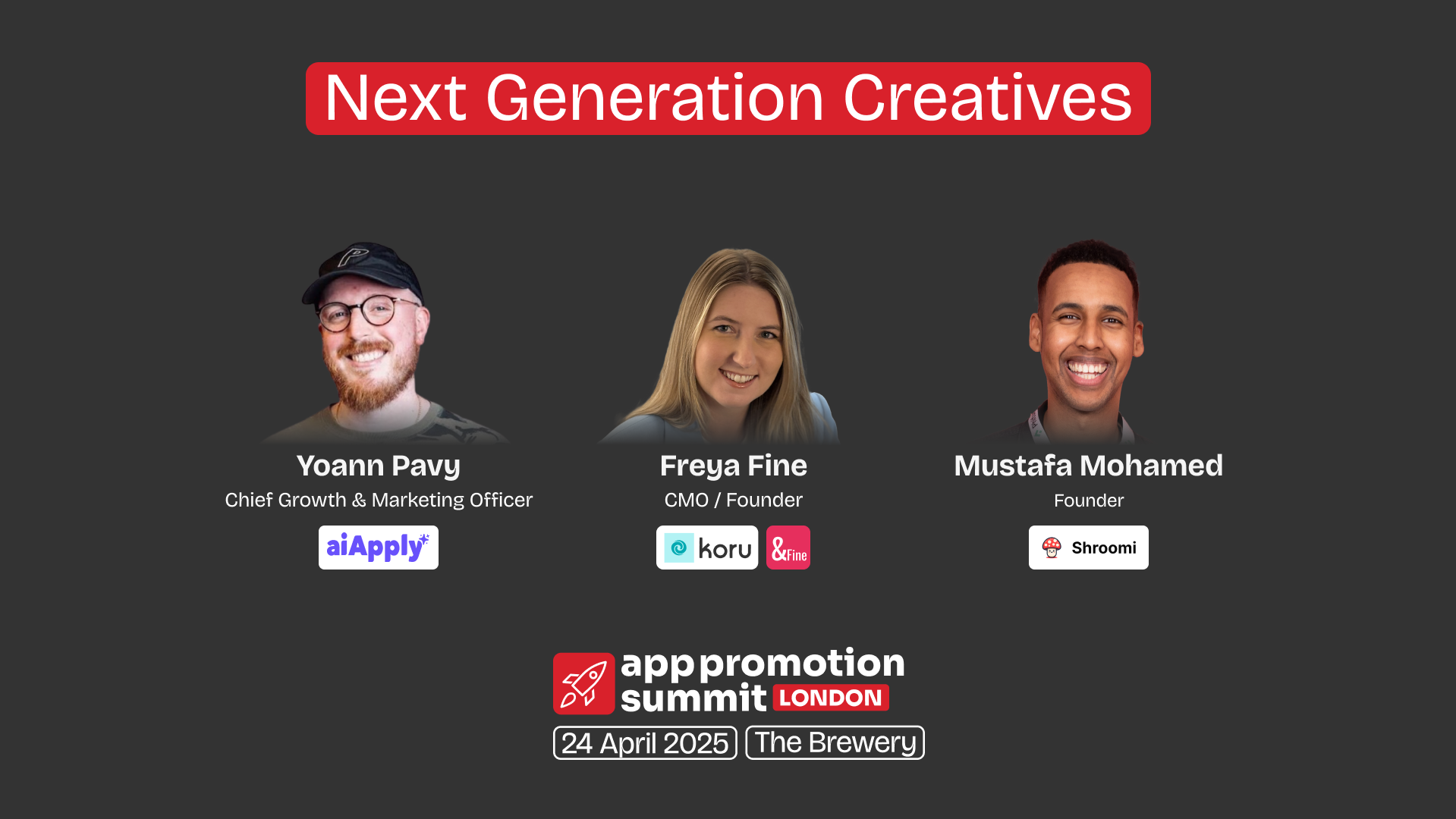 Closing Panel: Next Generation Creatives