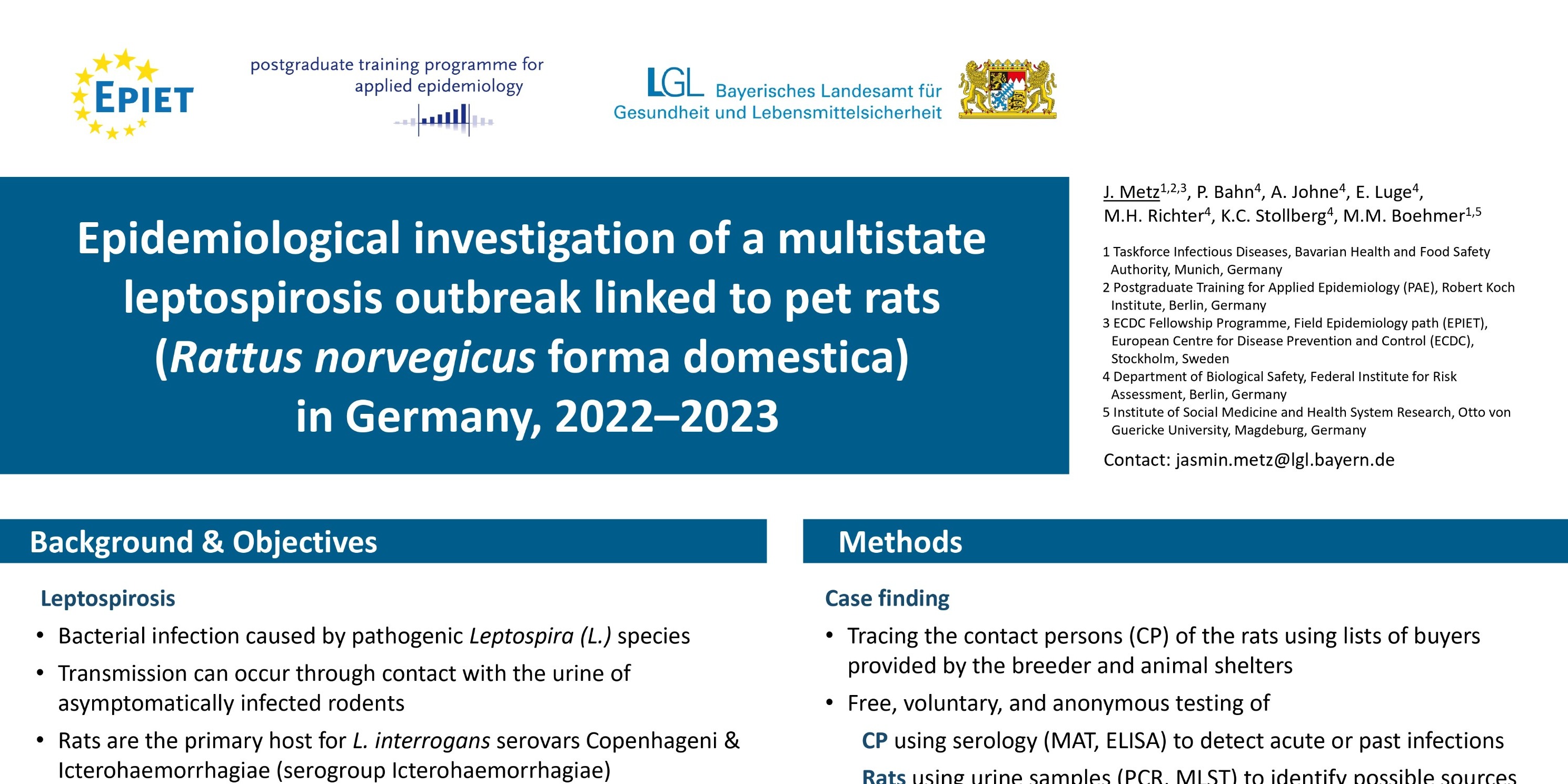 3a - Epidemiological investigation of a multistate leptospirosis ...