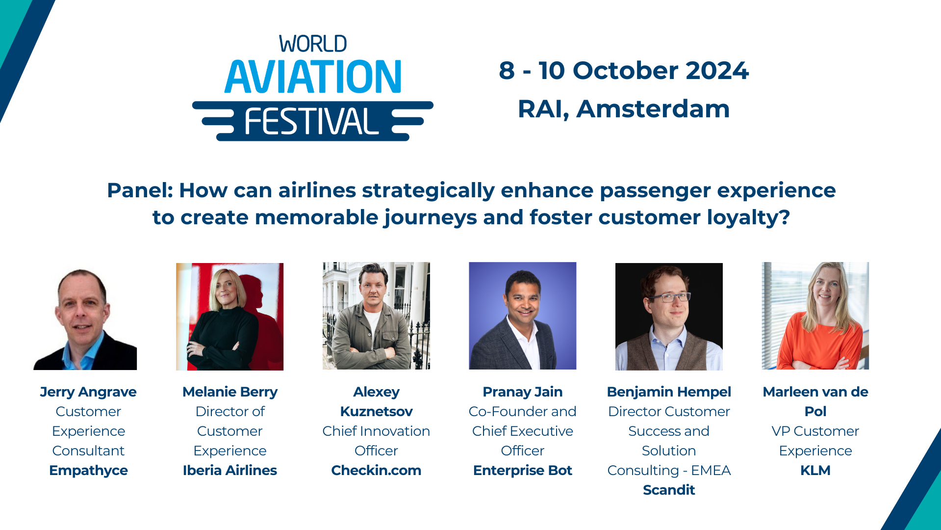 Panel: How can airlines strategically enhance passenger experience to ...