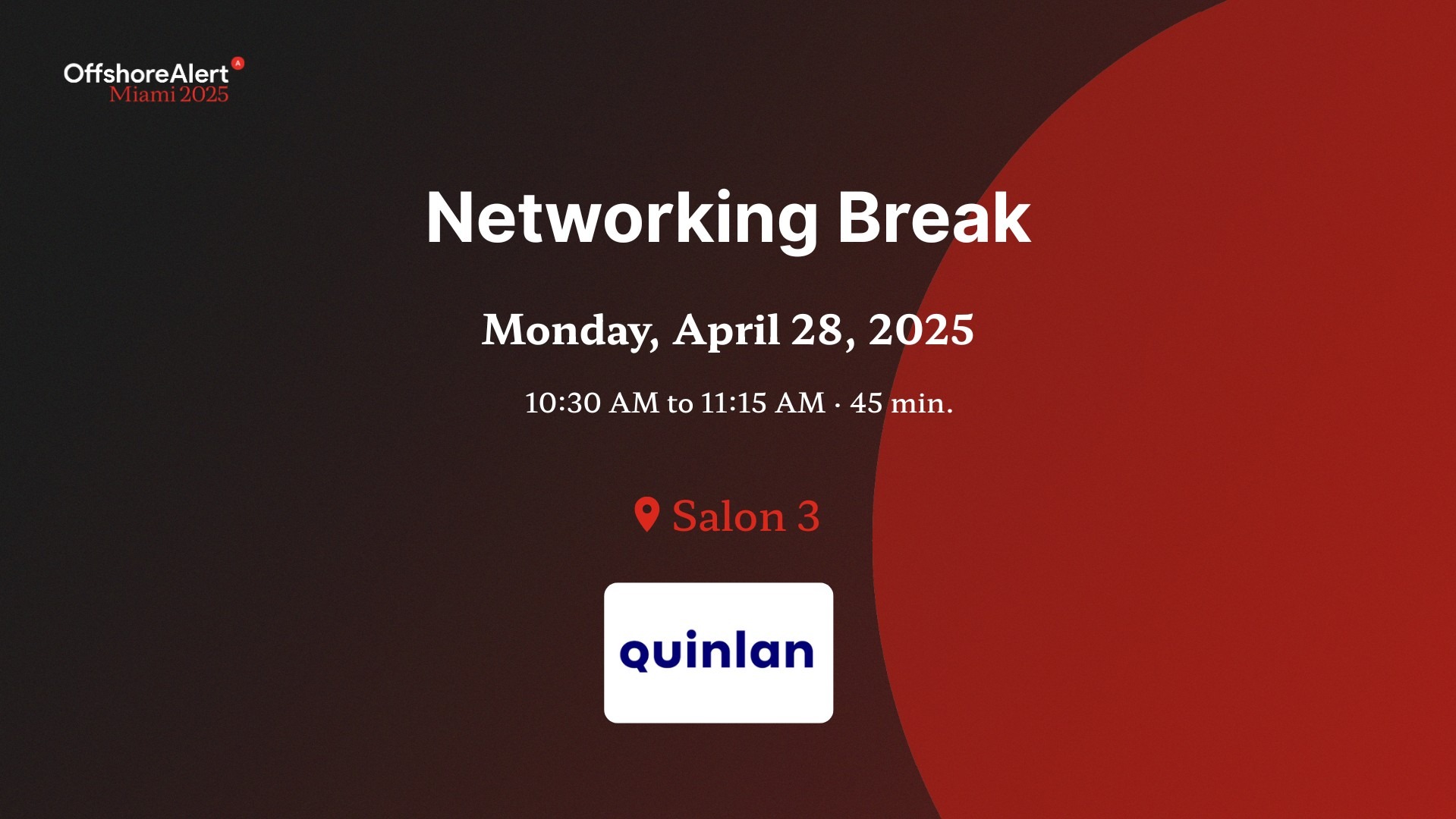 Networking Break