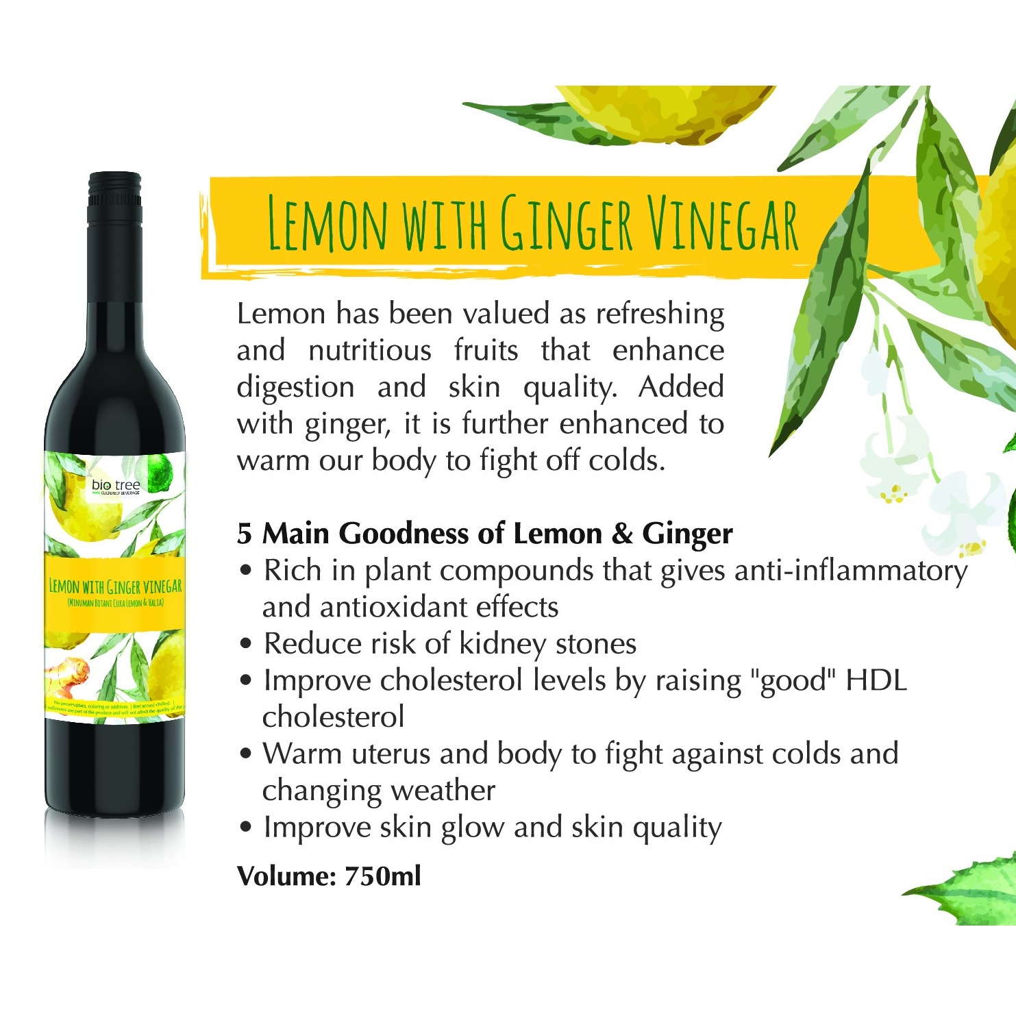 Lemon with Ginger Vinegar