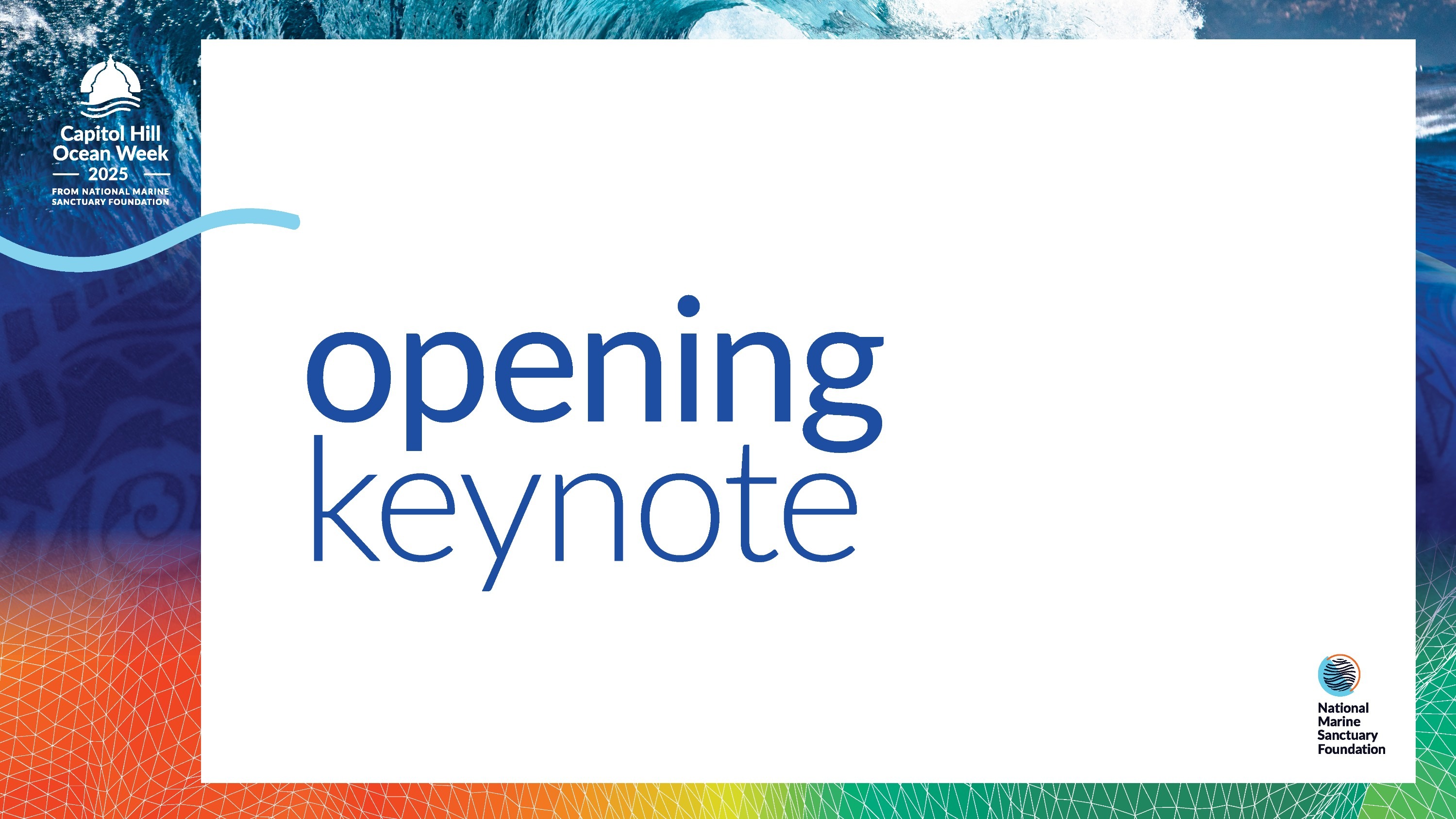 Opening Keynote