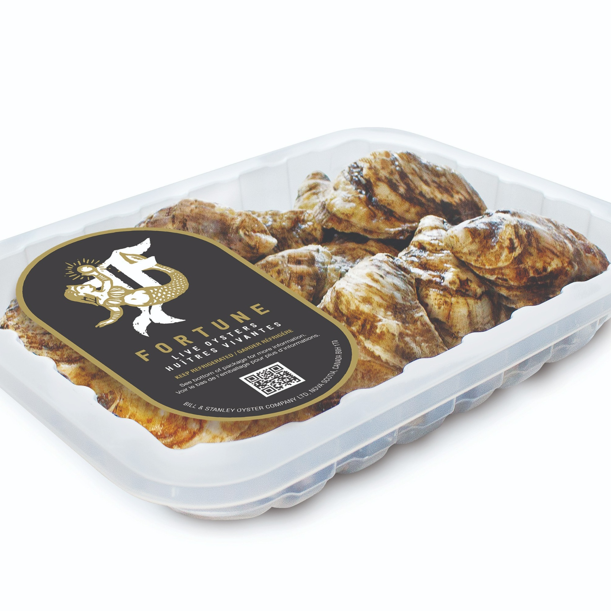 Fortune Oysters - Live Oysters in Leak Proof, Case Ready Retail Packages