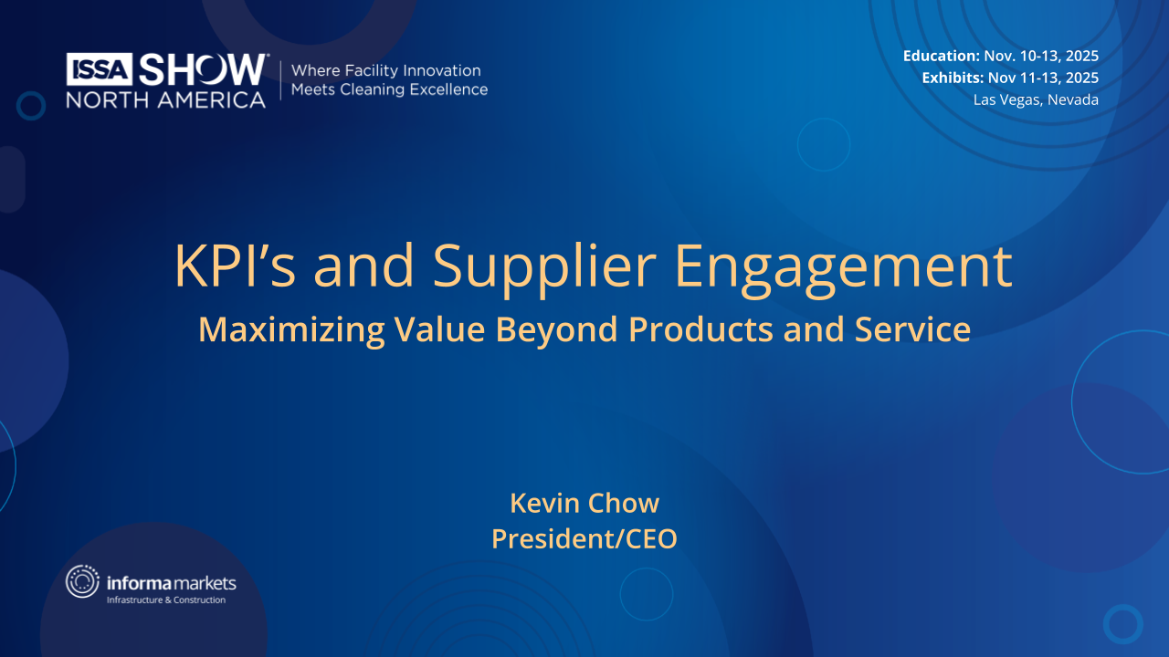 KPIs and Supplier Engagement – Maximizing Value Beyond Products & Services