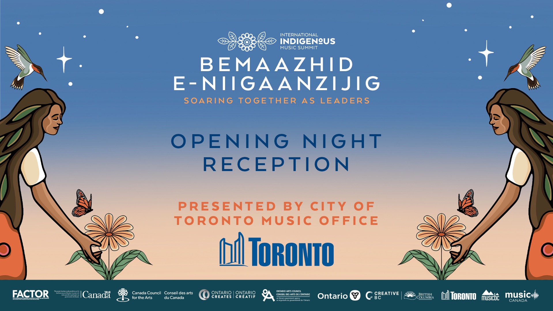 Opening Night Reception, presented by the City of Toronto Music Office