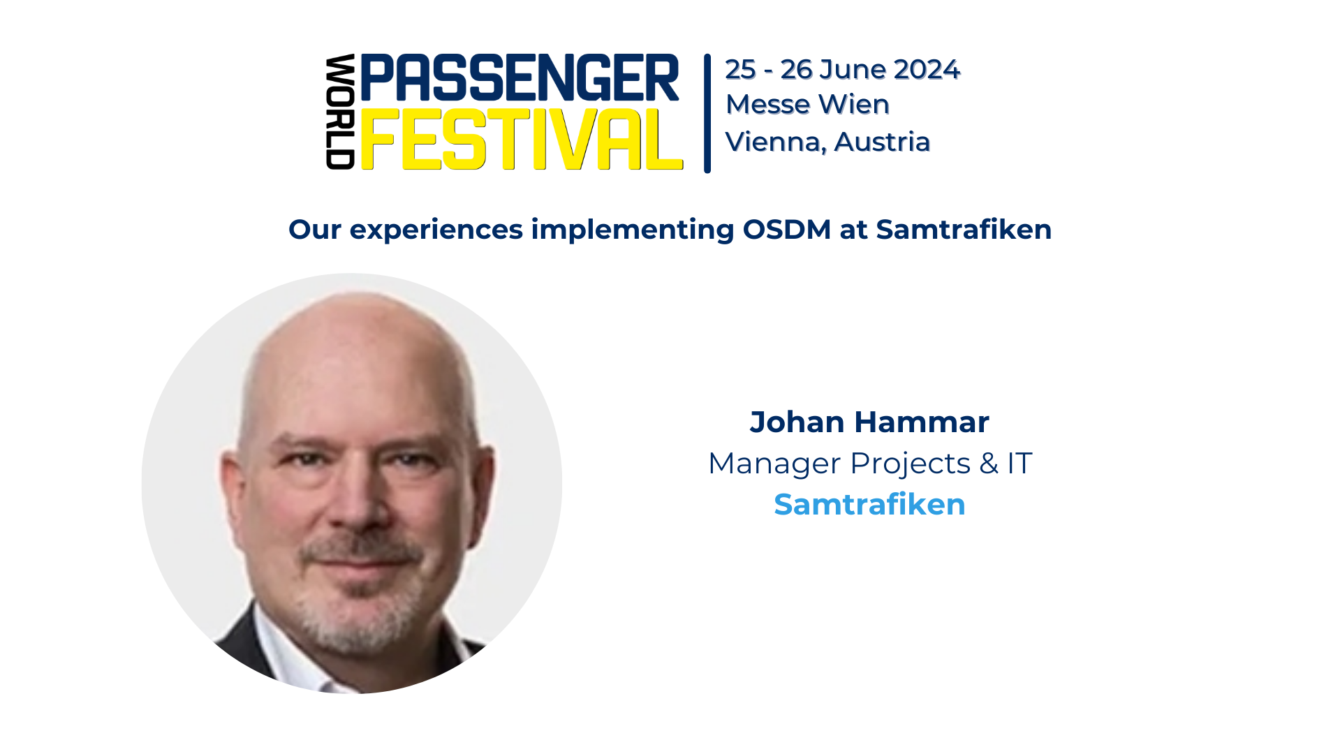 Our experiences implementing OSDM at Samtrafiken