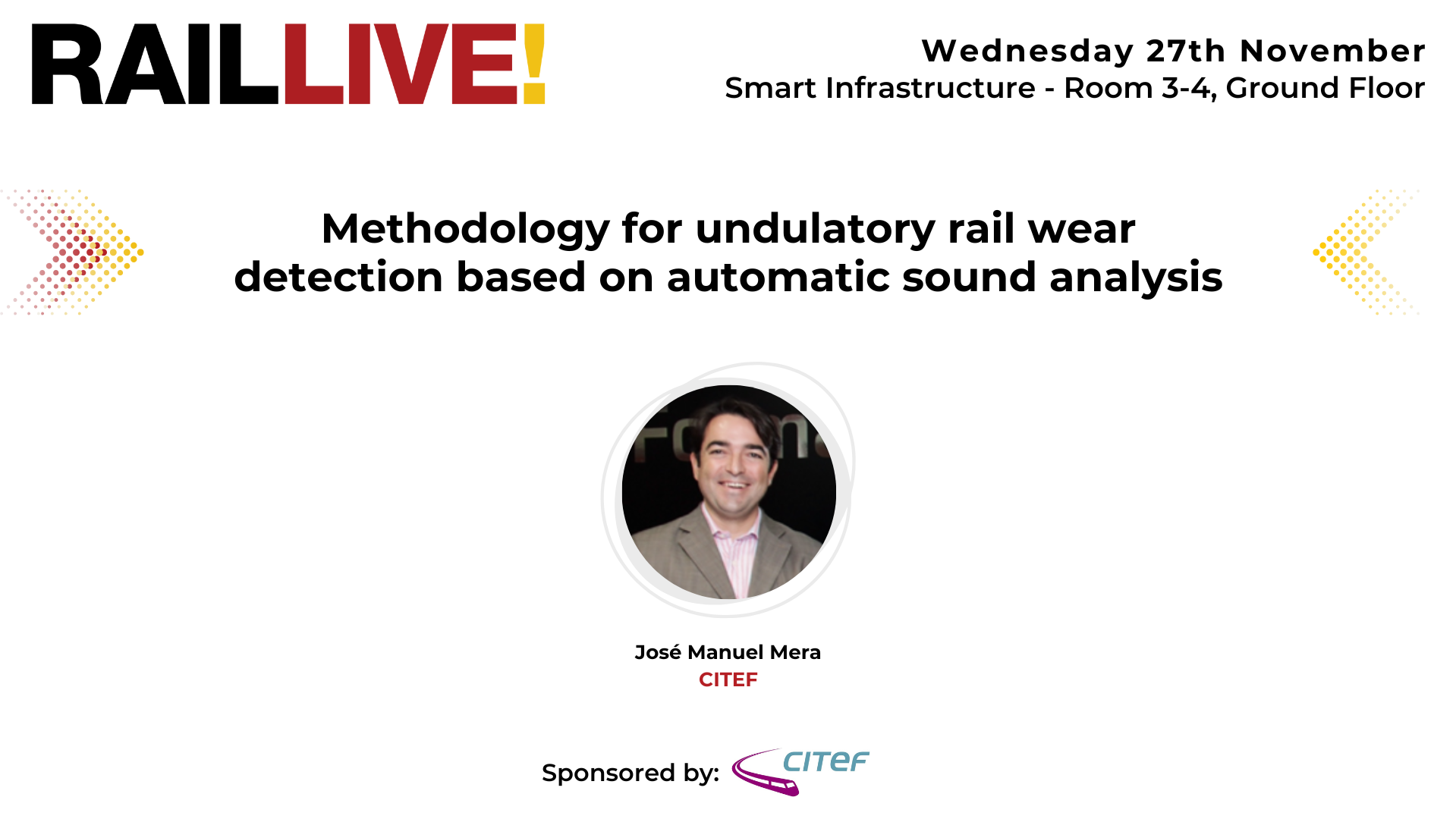 Methodology for undulatory rail wear detection based on automatic sound analysis