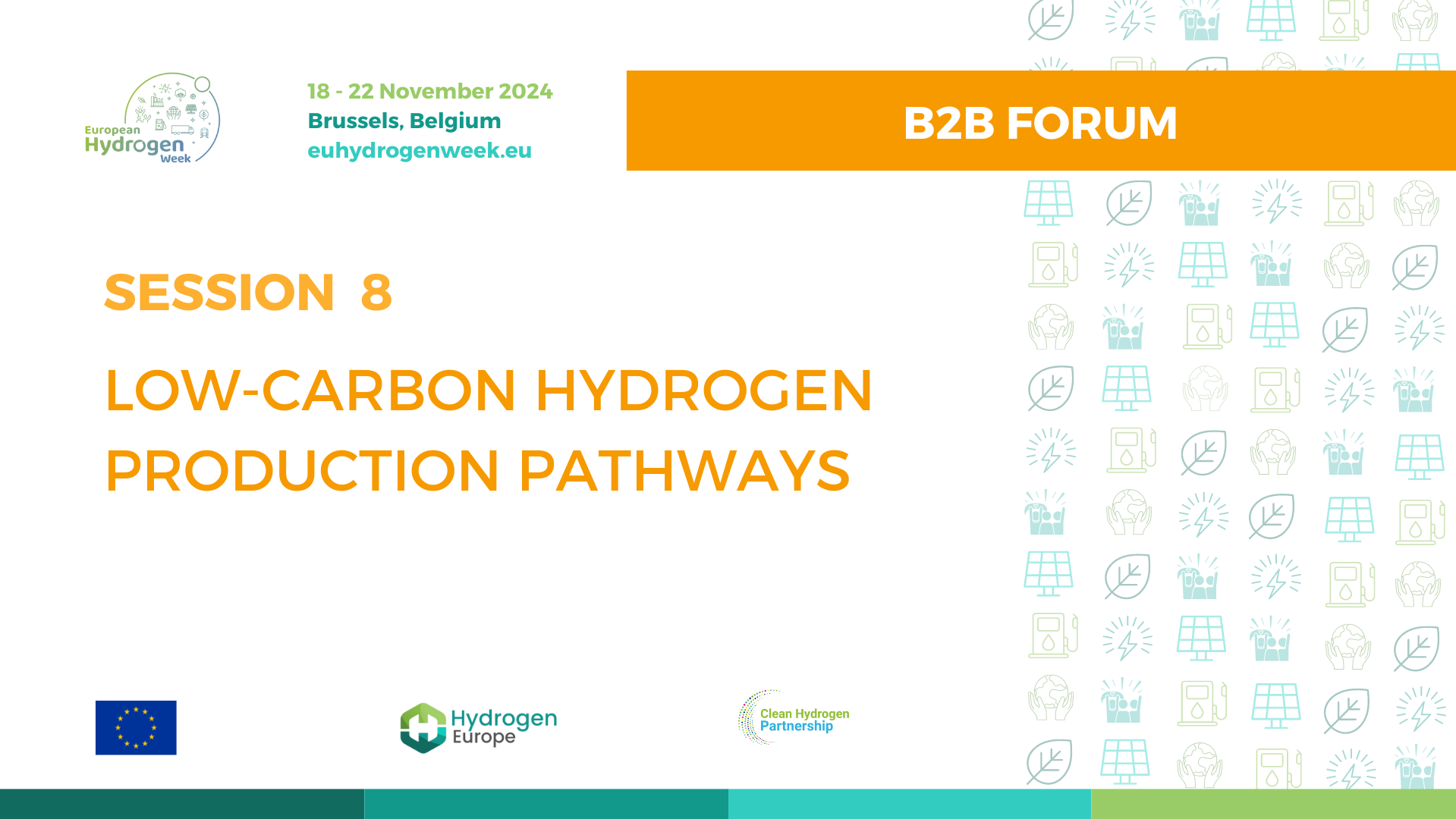 B2B Session 8: Low-carbon hydrogen production pathways