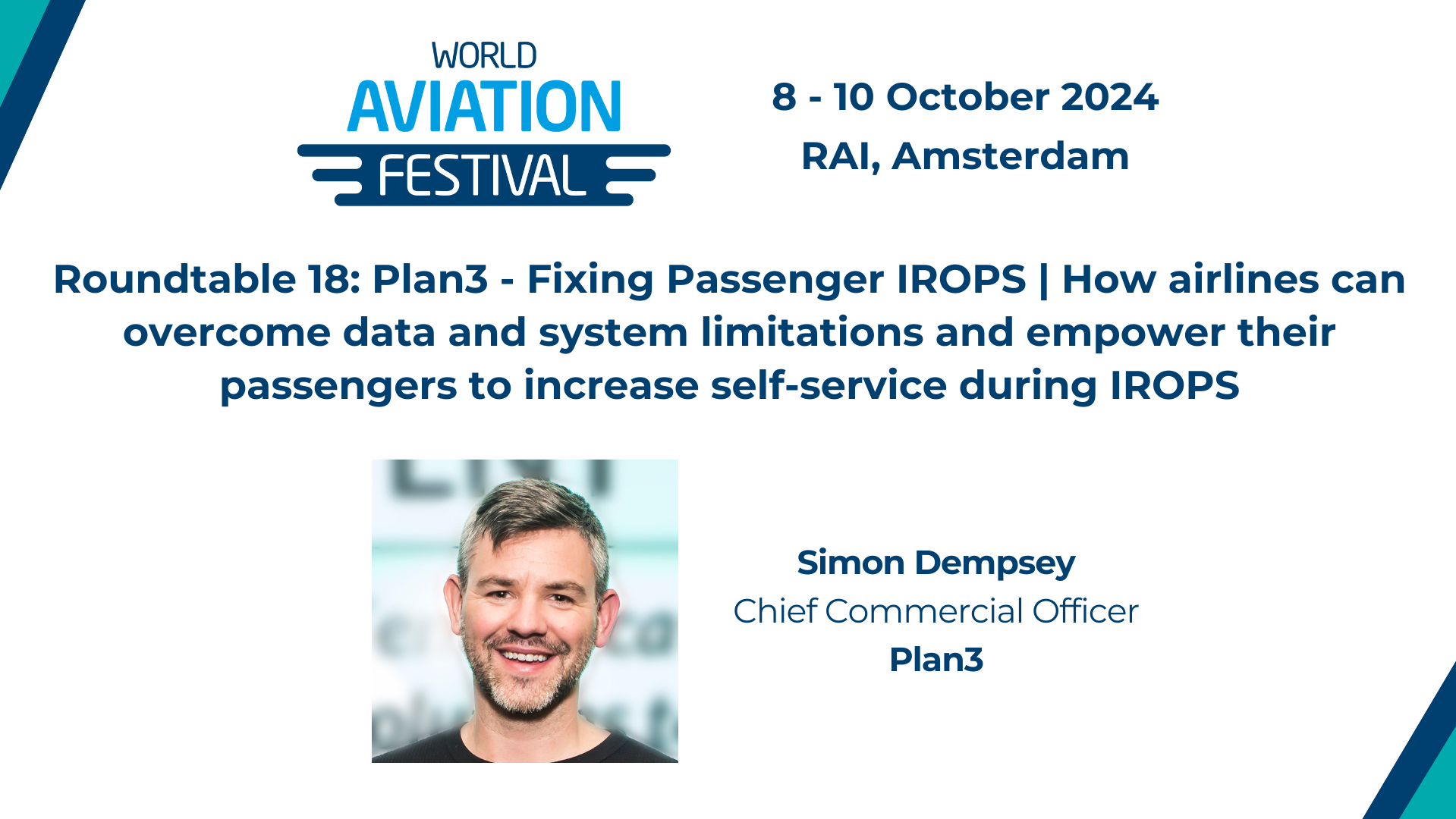 Roundtable18: Plan3 - Fixing Passenger IROPS | How airlines can ...